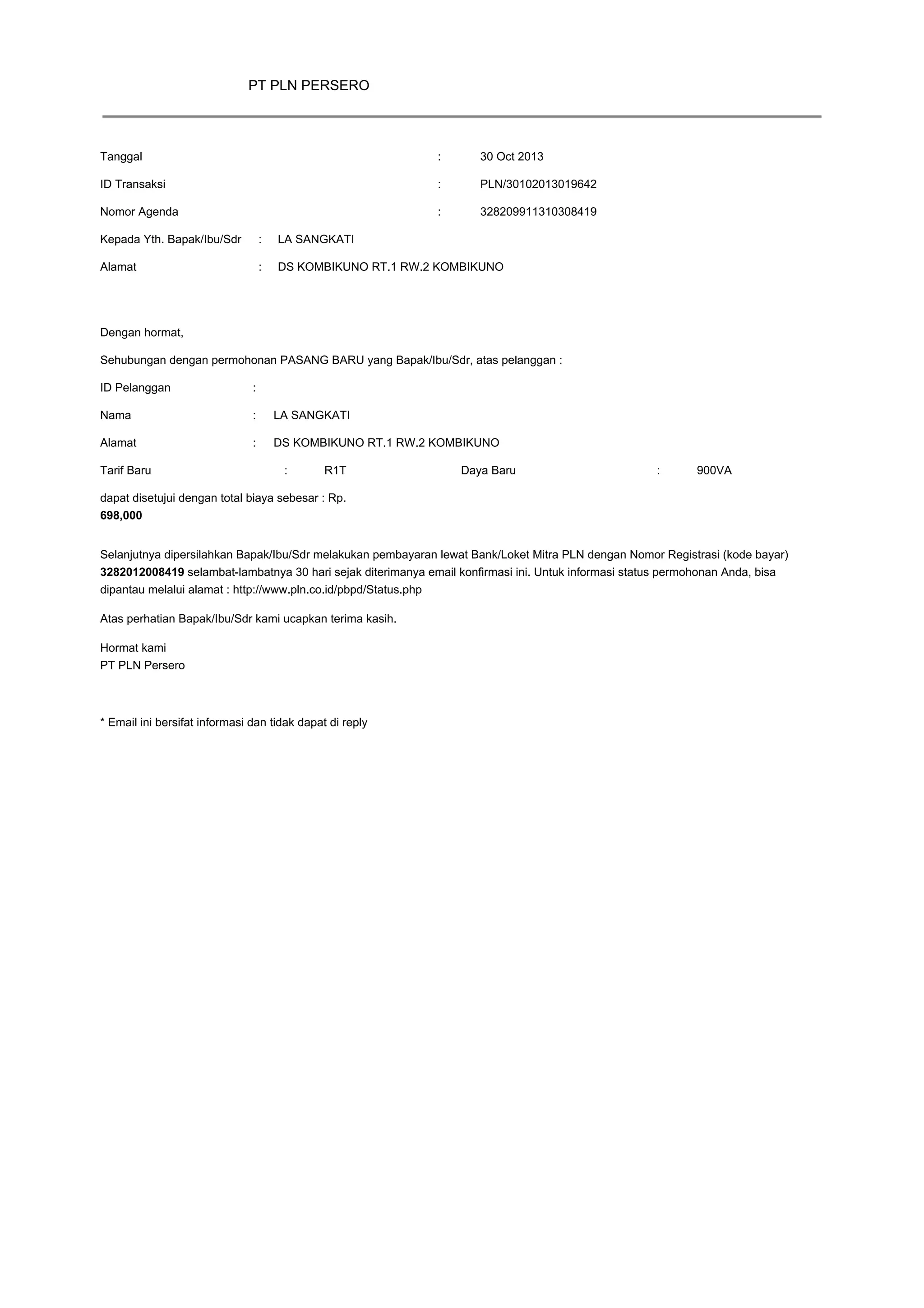 Nomor register | PDF