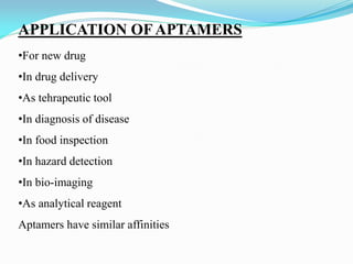 BIOPHARMACEUTICS OF ANTISENSE MOLECULE AND APTAMERS | PDF