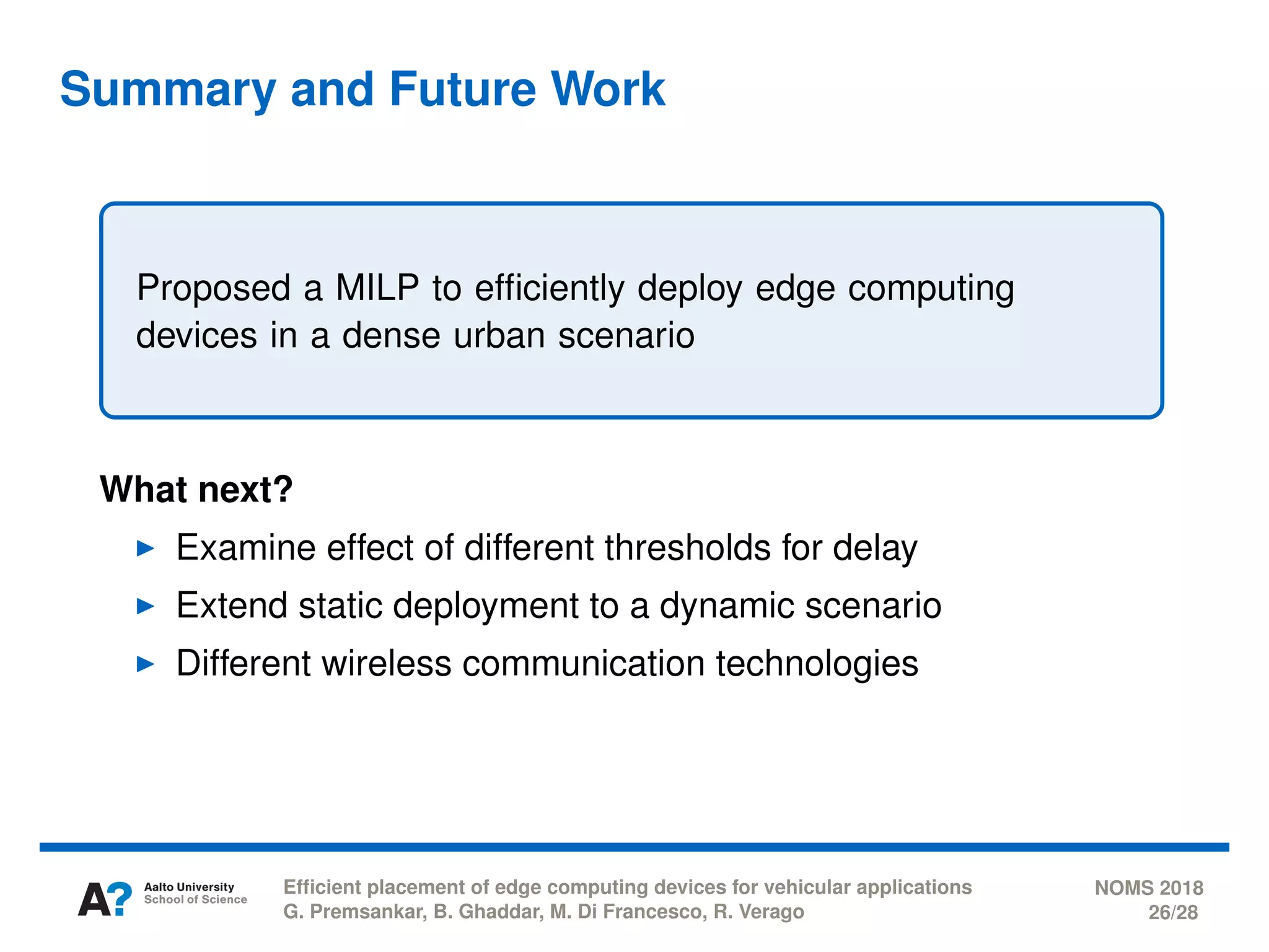 Efficient Placement of Edge Computing Devices for Vehicular Applications in Smart Cities | PDF ...