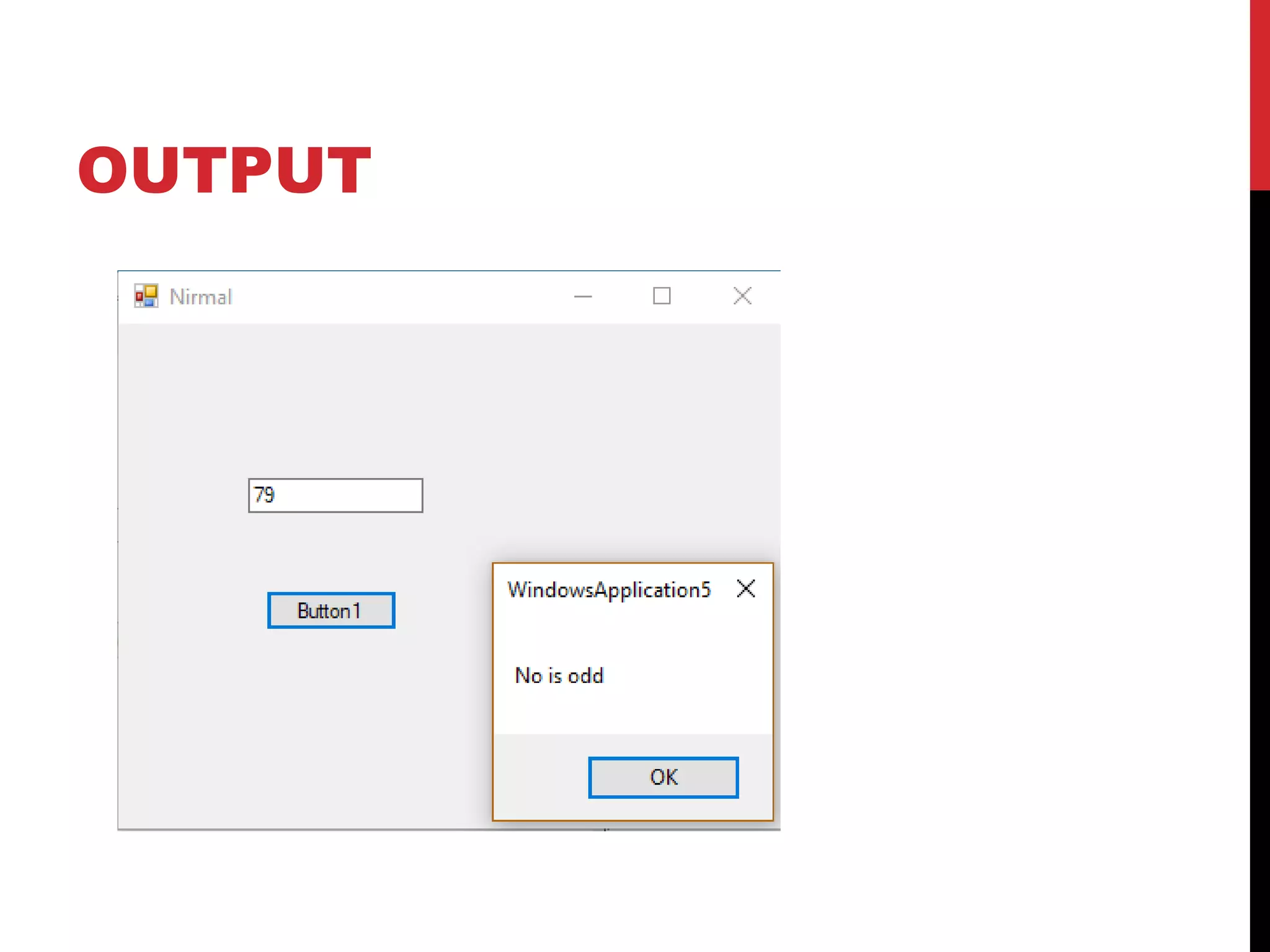 Buttons In .net Visual Basic | PPT | Programming Languages | Computing