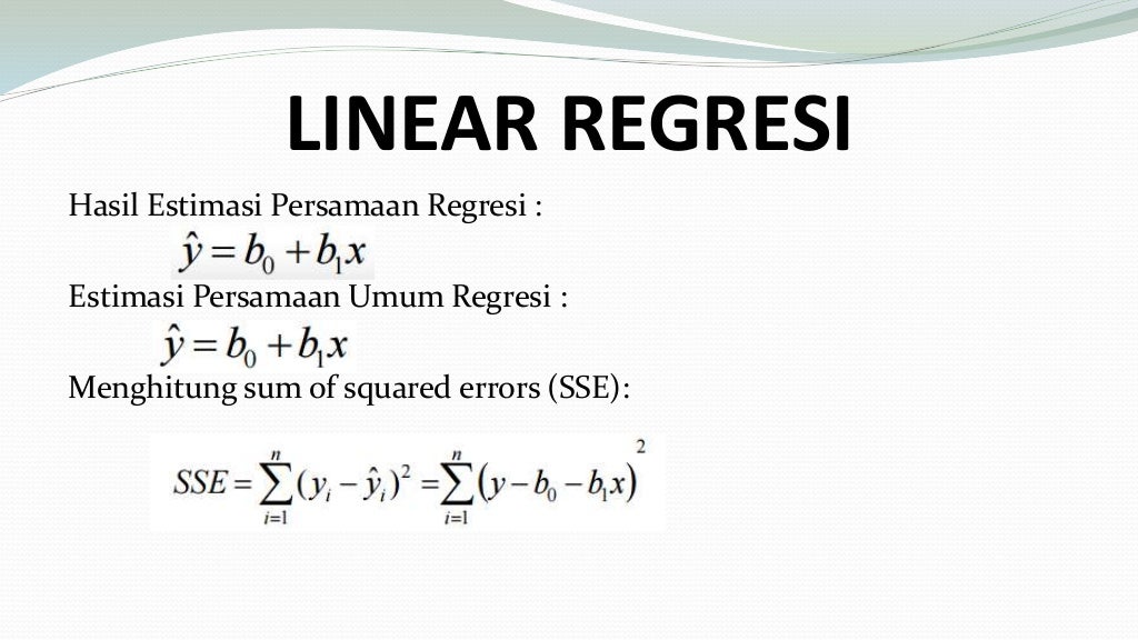 linear regresi