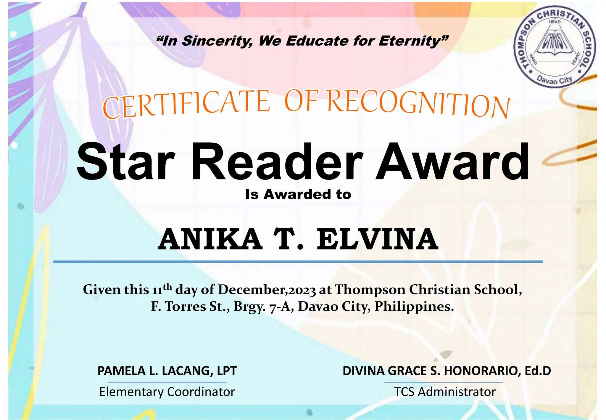 NON-ACADEMIC CERTIFICATES AWARDS AND CER | PPT