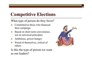 Non adversarial elections | PPT