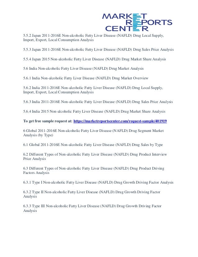 Non-alcoholic Fatty Liver Disease (NAFLD) Drug Market Analysis To 2021