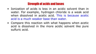 Non-aqueous acid base titration and analysis.ppt