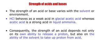 Non-aqueous acid base titration and analysis.ppt