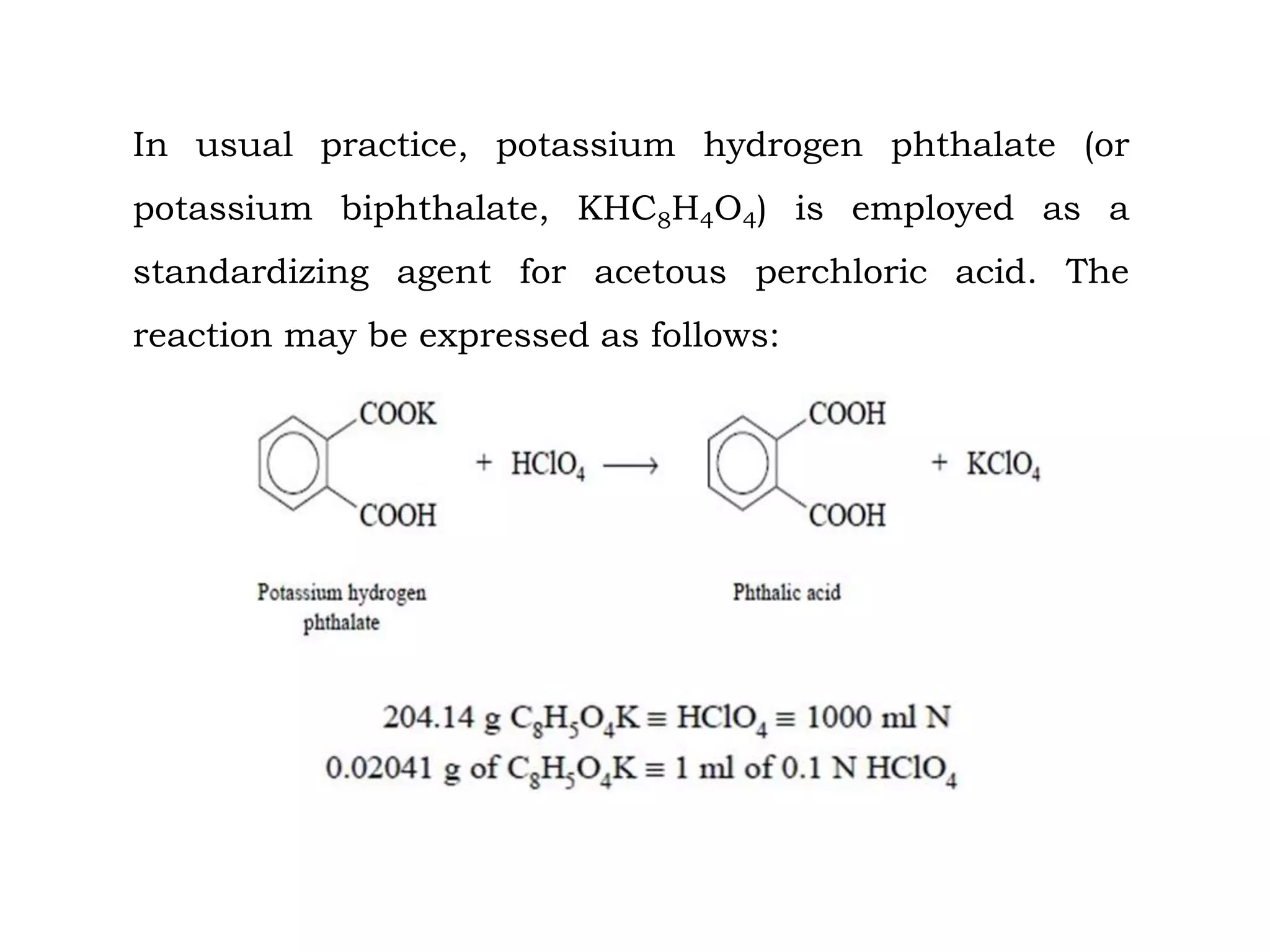Non aqueous titration 04.06.2021