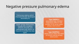 Non-cardiogenic Pulmonary Edema.pptx leading pulmonary edema | PPTX