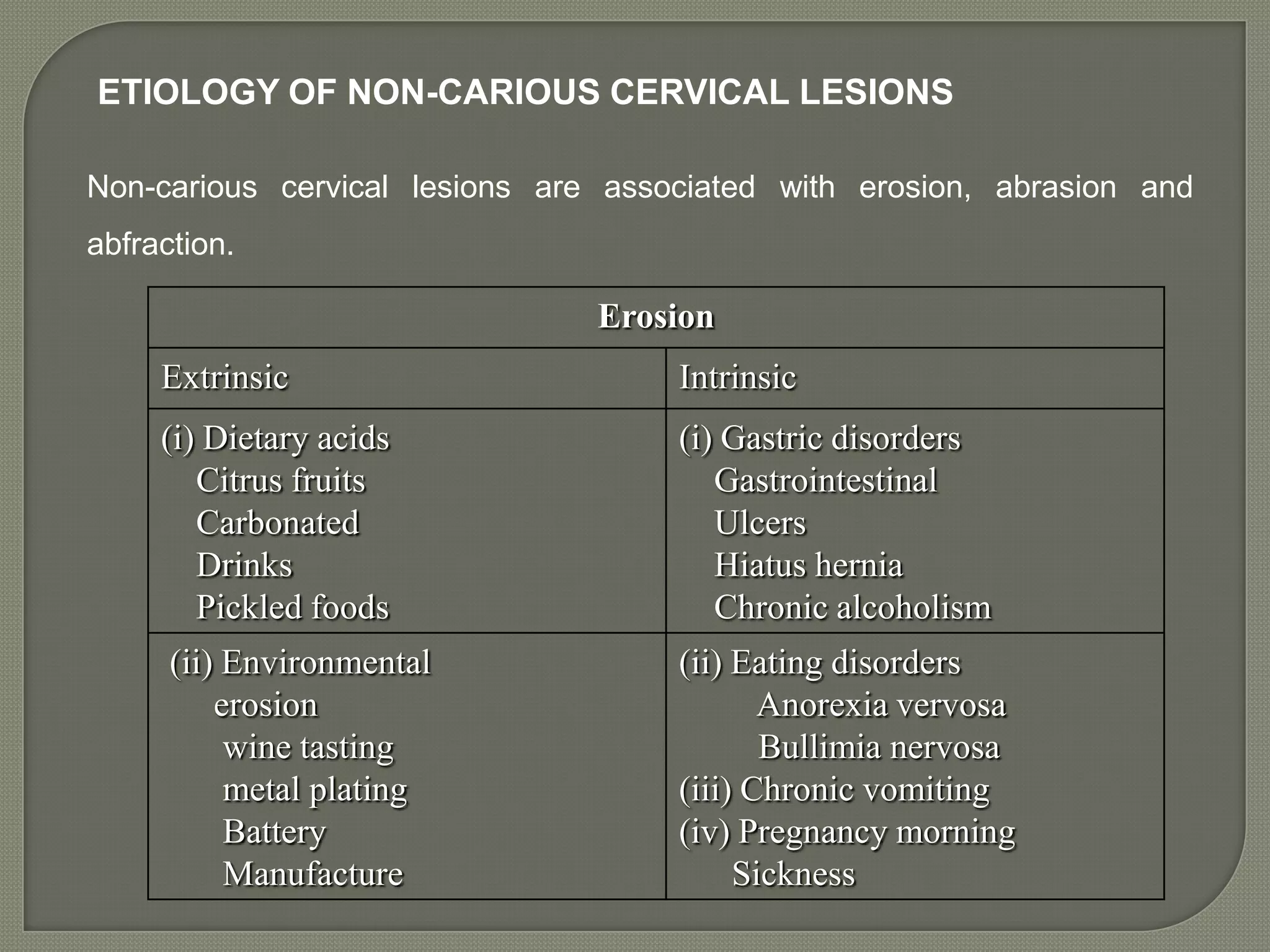 Non carious lesion | PPTX
