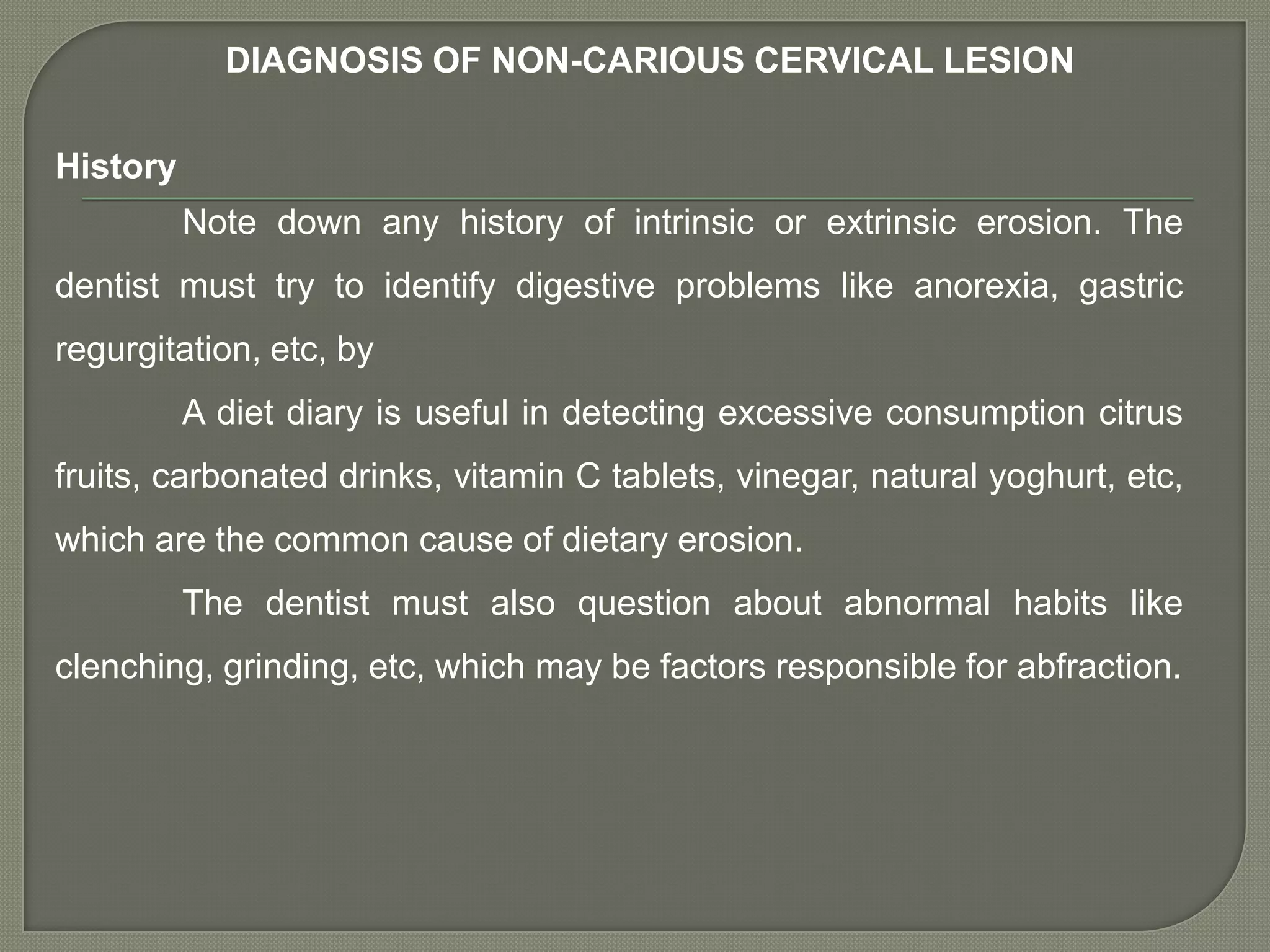 Non carious lesion | PPTX