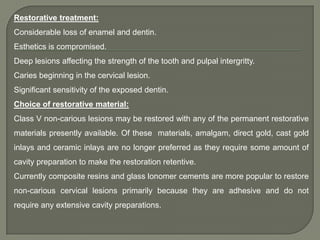 Non carious lesion | PPTX
