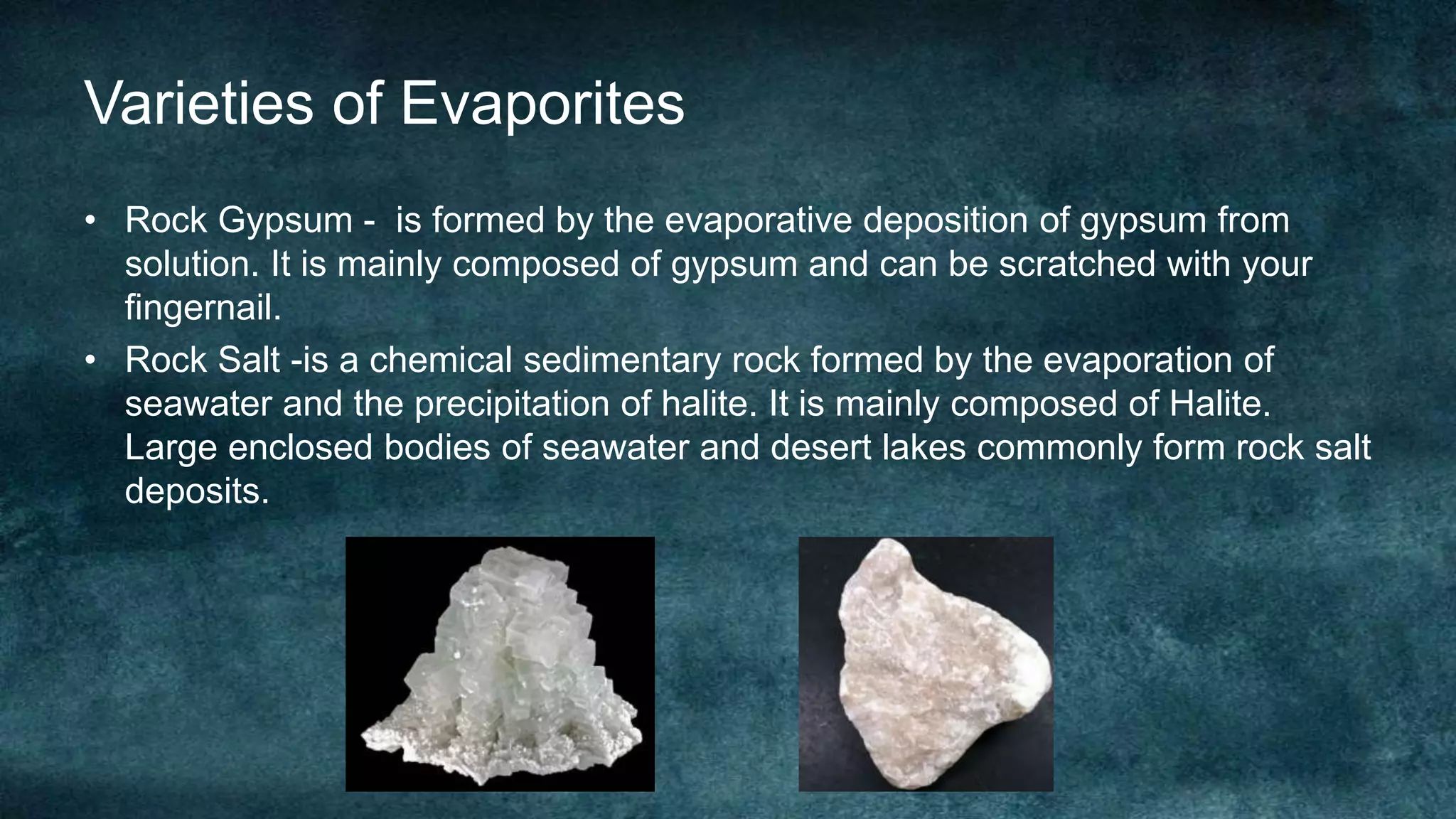 Non clastic sedimentary rocks | PPTX