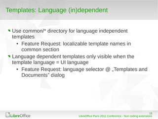 LibreOffice/OpenOffice.org - non coding extensions | PDF