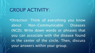 Non communicable diseases | PPTX