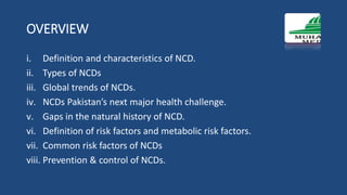 Non Communicable Diseases Lecture | PPTX