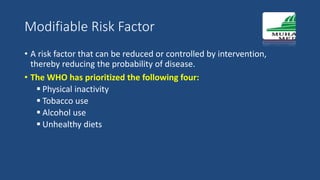 Non Communicable Diseases Lecture | PPTX