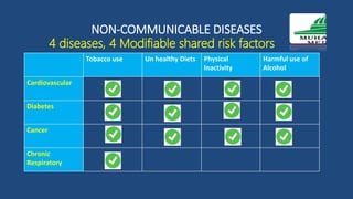 Non Communicable Diseases Lecture | PPTX