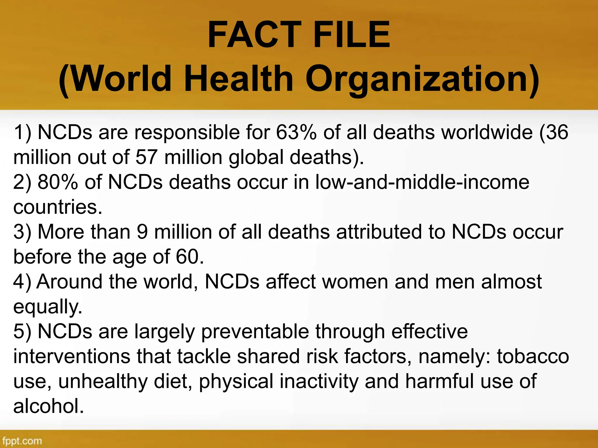 NON-COMMUNICABLE DISEASES.pptx........... | PPT