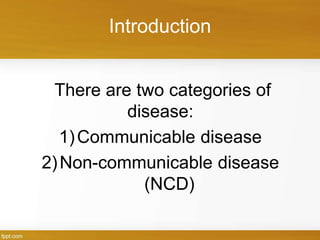 NON-COMMUNICABLE DISEASES.pptx........... | PPT