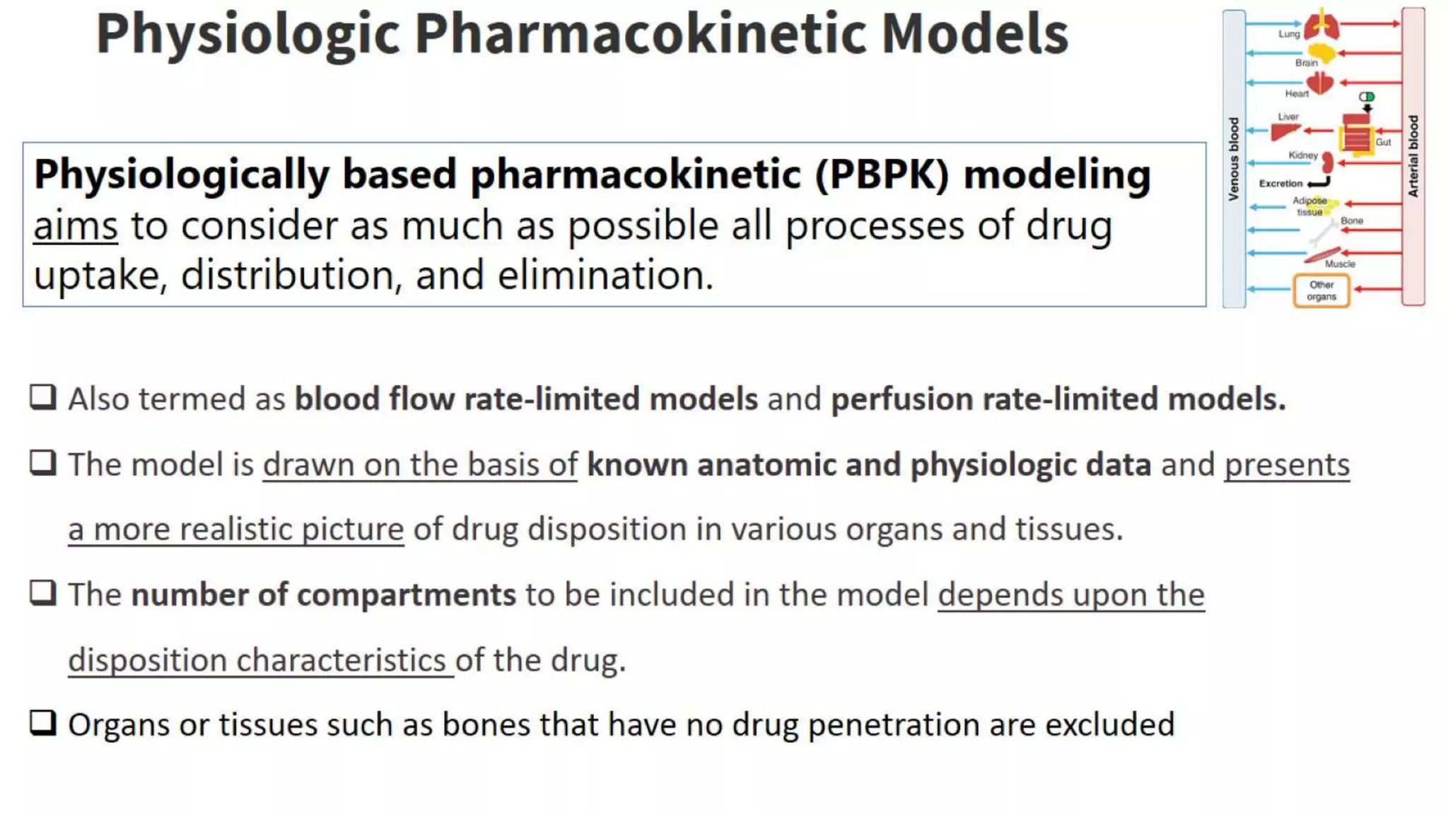 Non compartmental pharmacokinetics & physiologic pharmacokinetic models by akt | PPTX
