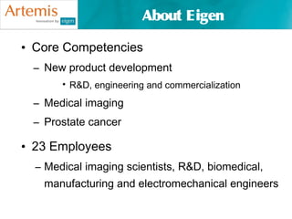 Eigen Company Profile | PPT