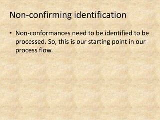Non confirming product according to food Authority | PPTX