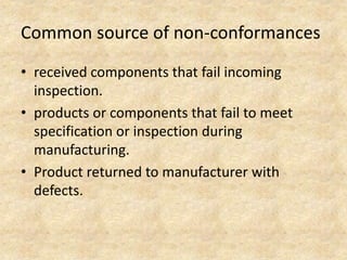 Non confirming product according to food Authority | PPTX