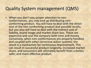 Non confirming product according to food Authority | PPTX