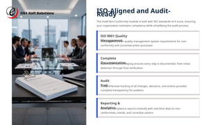 Non-Conformance Report Software with Corrective Action Management | PPTX