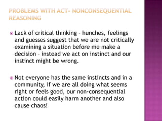 Non Consequential Reasoning | PPT