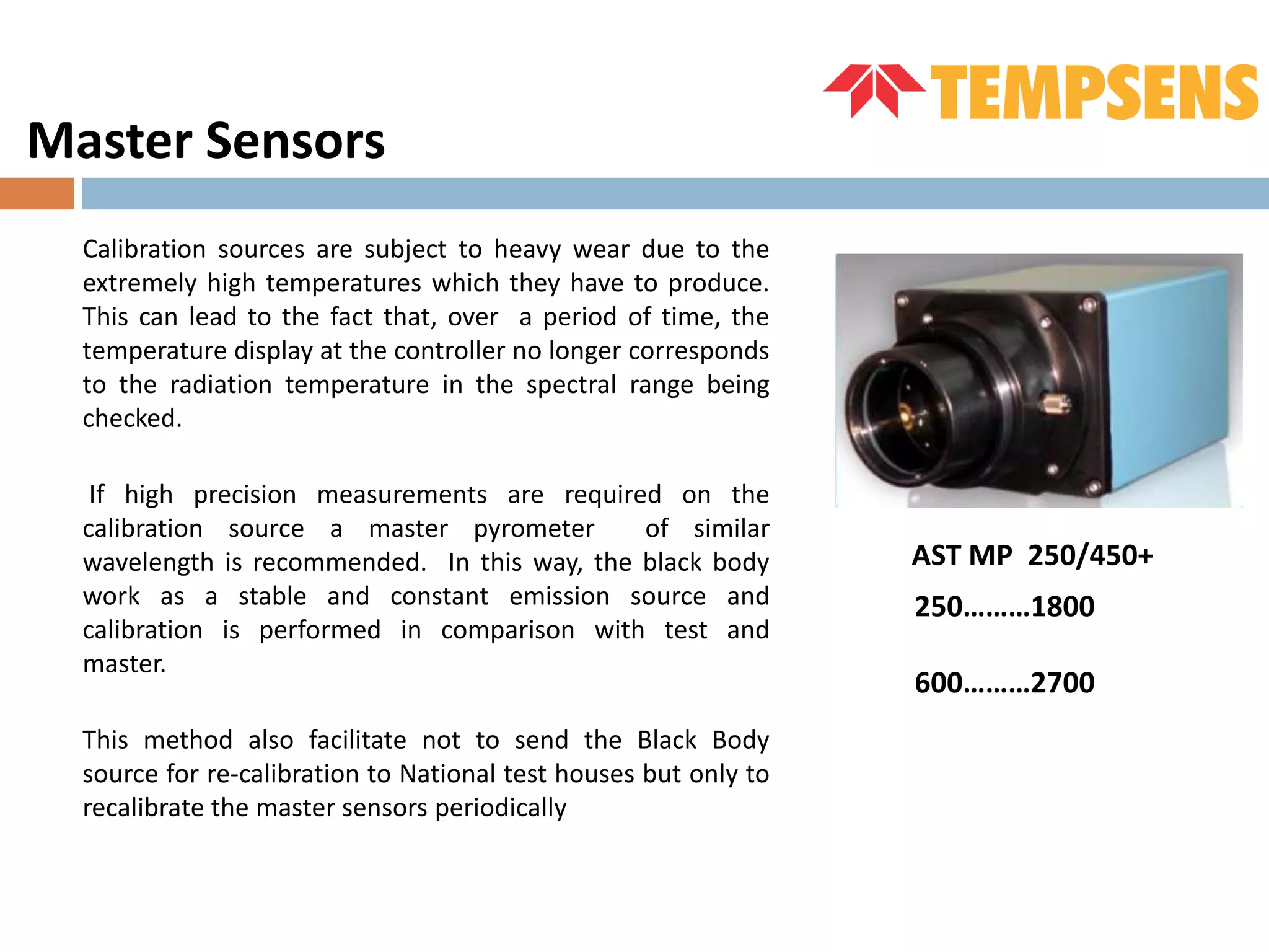 Calibration of NON Contact Pyrometers | PPTX