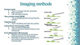 Non contact mode (AFM) | PPTX