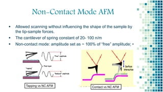 Non contact mode (AFM) | PPTX