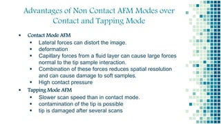 Non contact mode (AFM) | PPTX