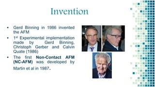 Non contact mode (AFM) | PPTX