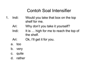 non-continuous-text-intensifier-expressing-likes-and-dislikes.ppt