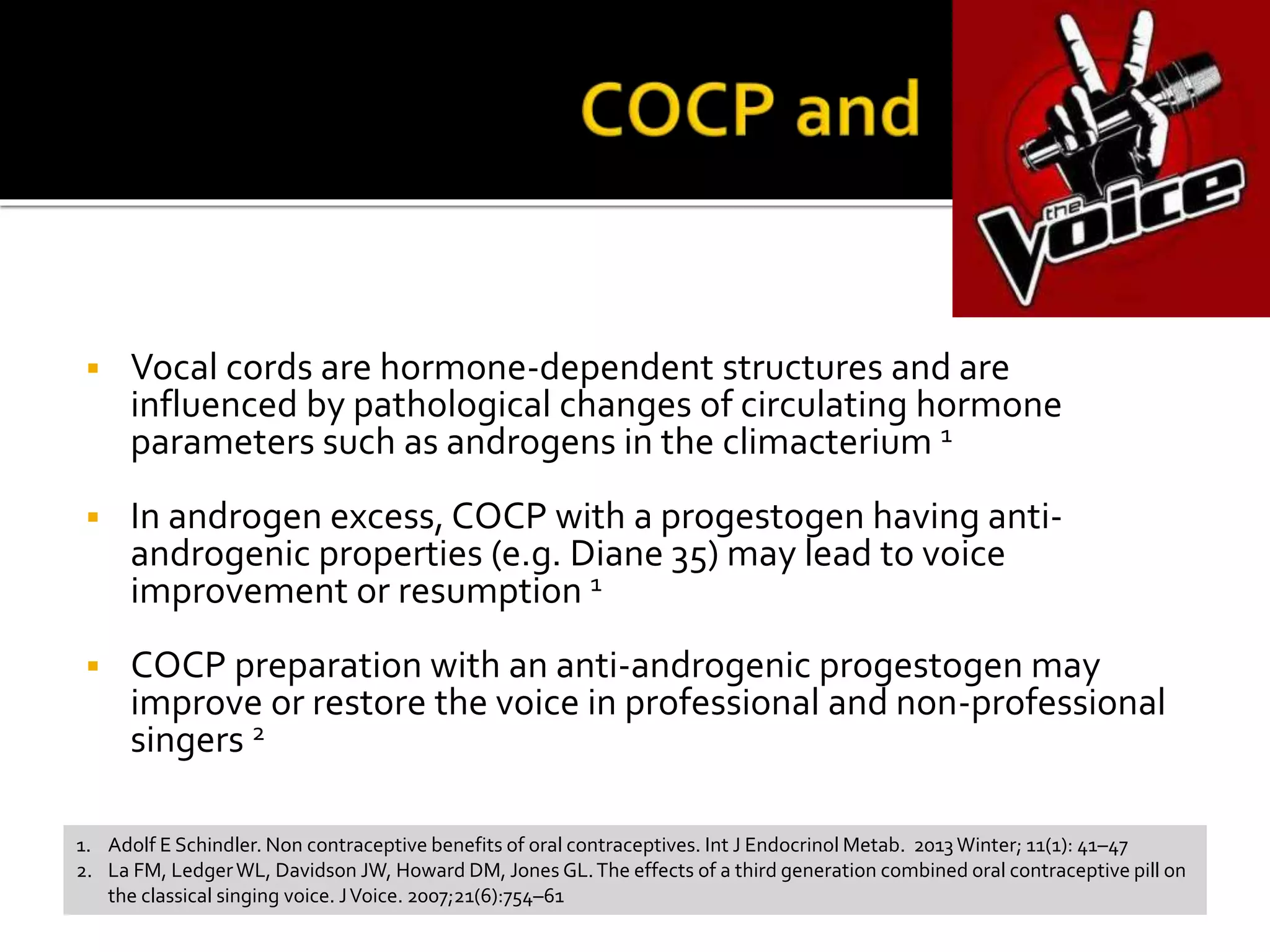 Non-contraceptive Benefits of COCP | PPTX