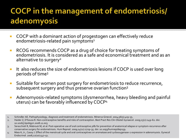 Non-contraceptive Benefits of COCP | PPTX