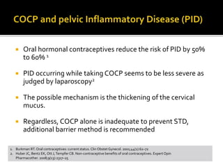Non-contraceptive Benefits of COCP | PPTX