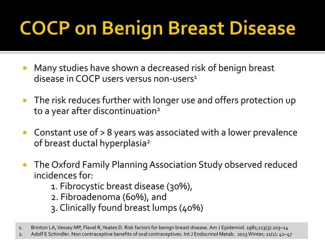 Non-contraceptive Benefits of COCP | PPTX