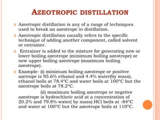 Non conventional distillation process | PPT