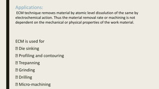 Non Conventional Machining Process | PPTX