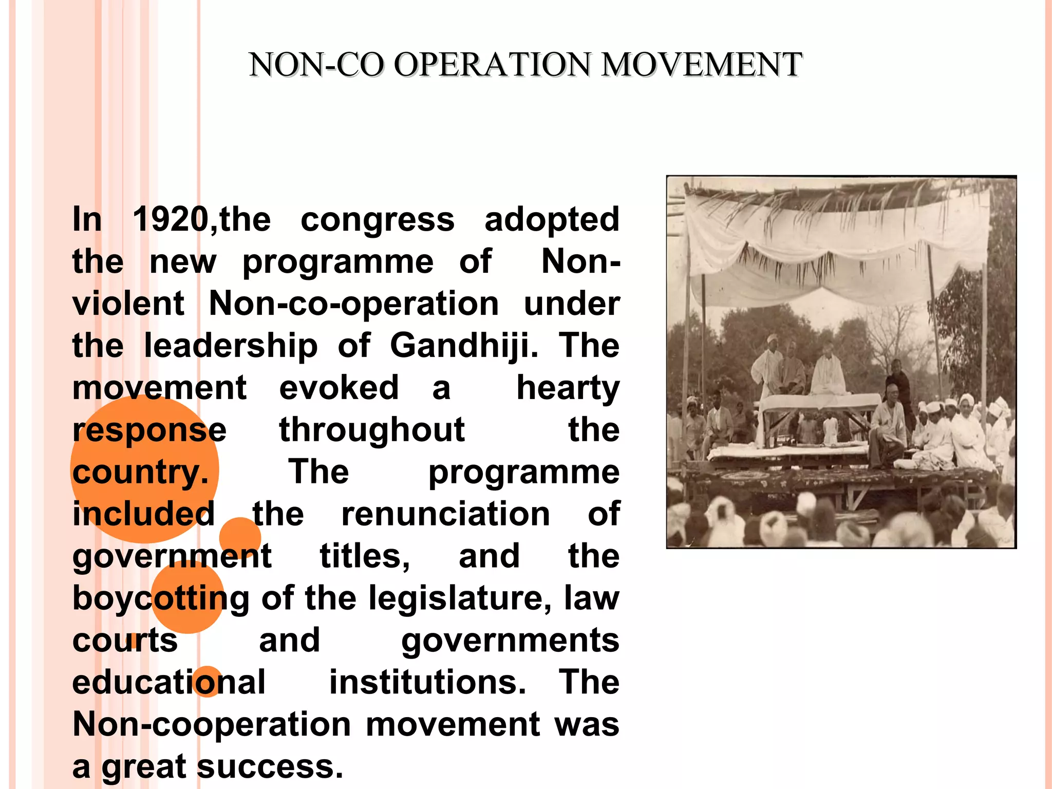 Non co operation movement cbse by chitran mandal | PPT