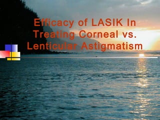 Non corneal astigmatism | PPT