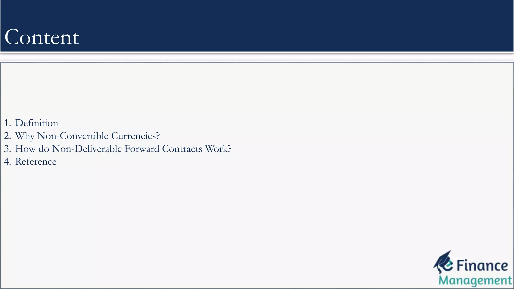 Non Deliverable Forward | PPTX