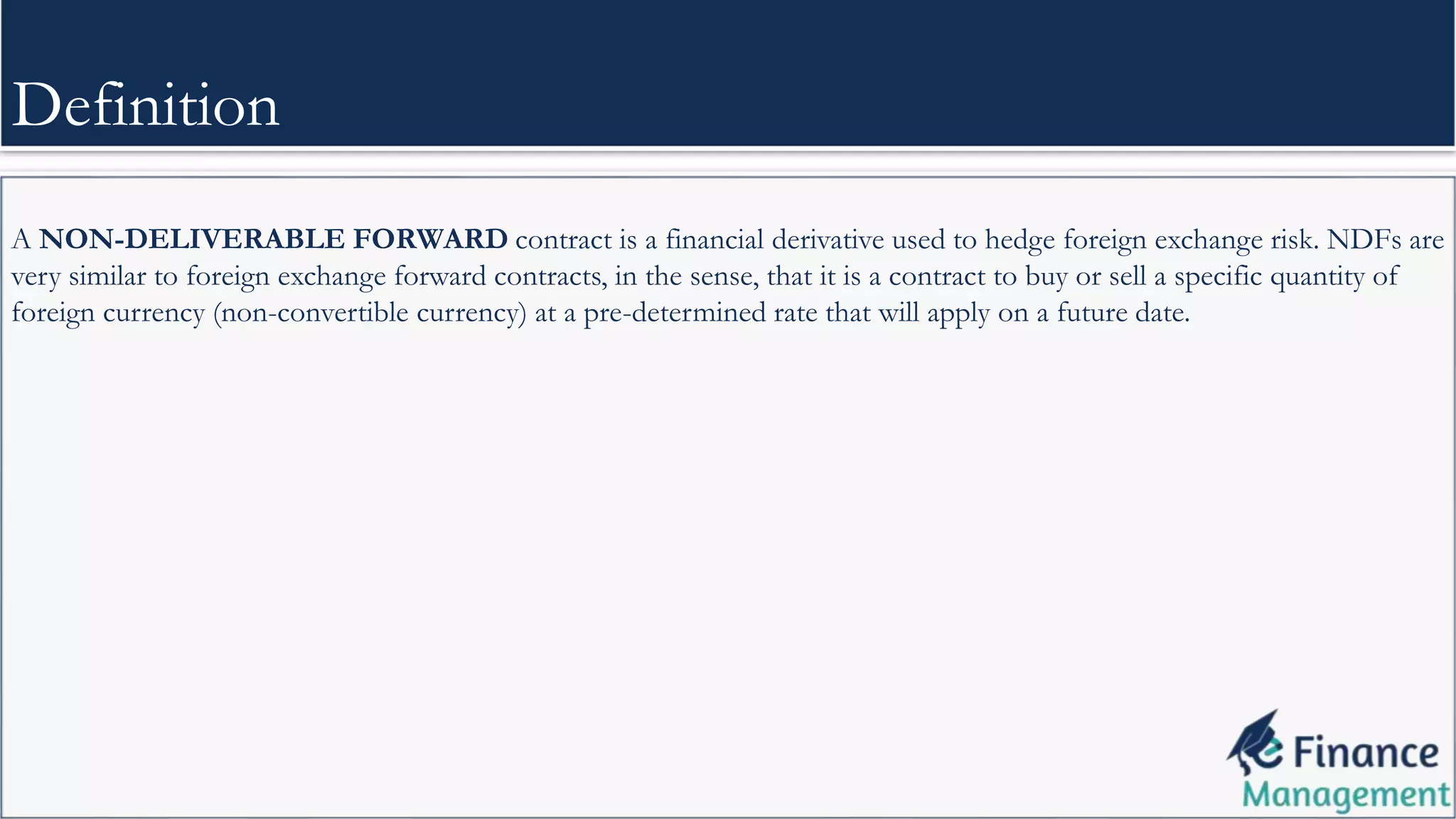 Non Deliverable Forward | PPTX