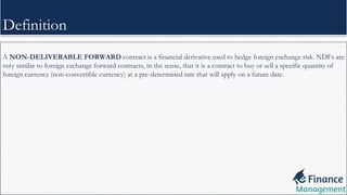 Non Deliverable Forward | PPTX