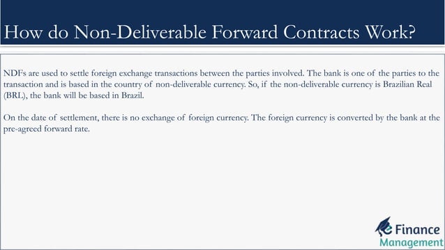 Non Deliverable Forward | PPTX