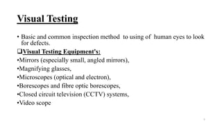 Non destructive evaluation | PPTX