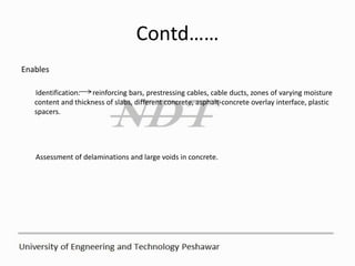 Non destructive testing_Concrete | PDF | Civil Engineering Industry ...